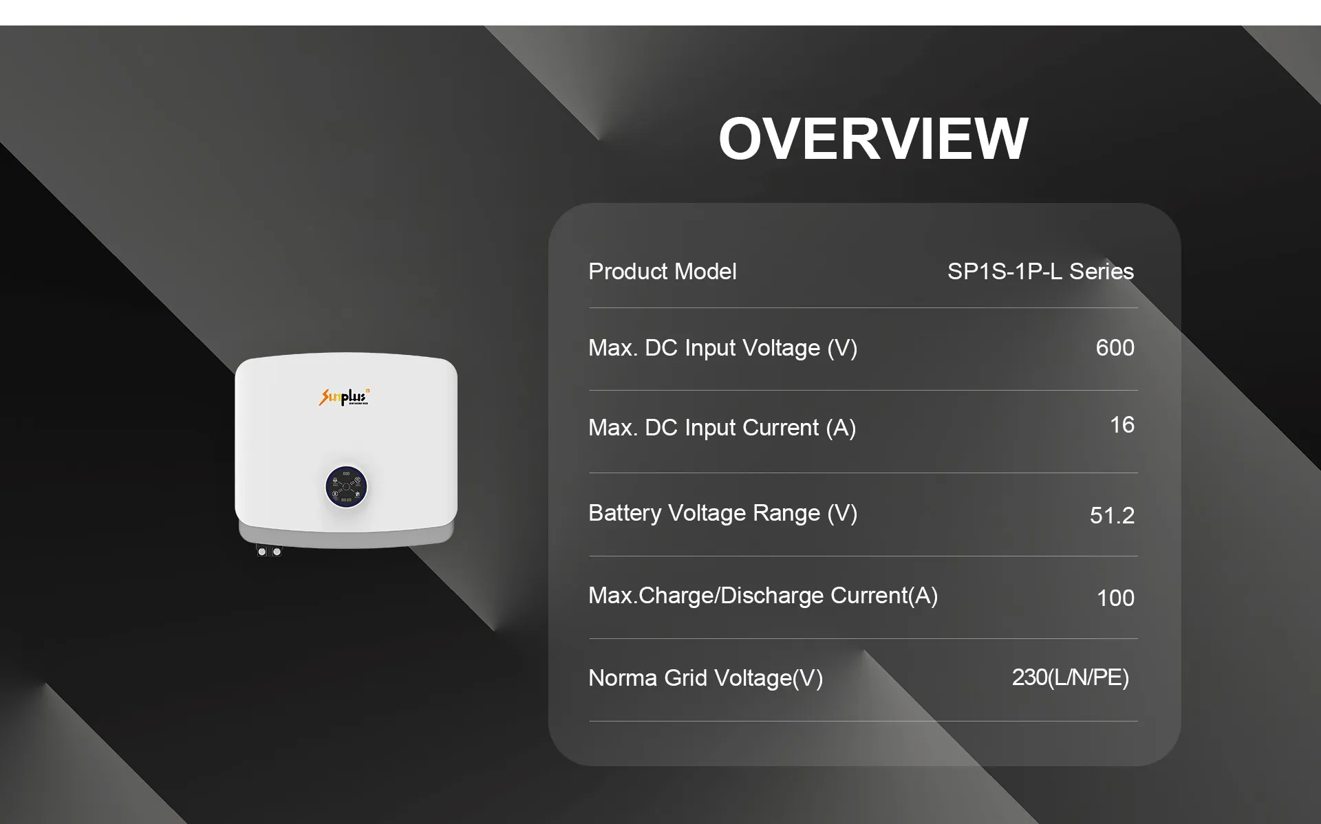 Residential Hybrid Energy Inverter