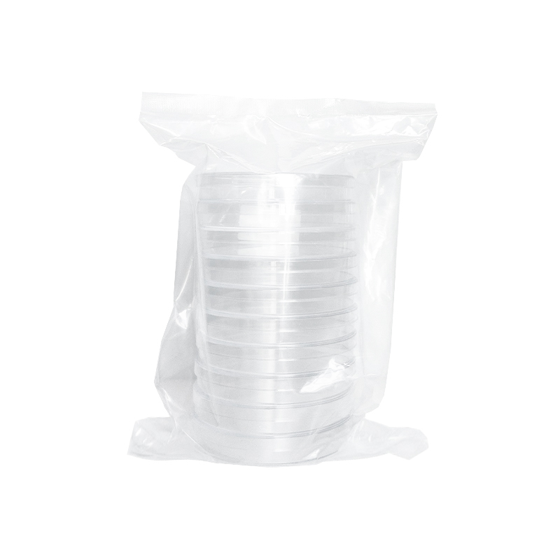 Disposable plastic petri dish