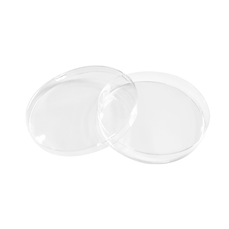 Disposable plastic petri dish