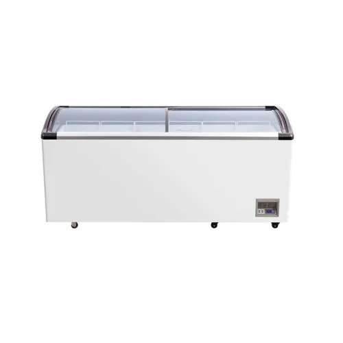 Curved Glass Chest Showcase