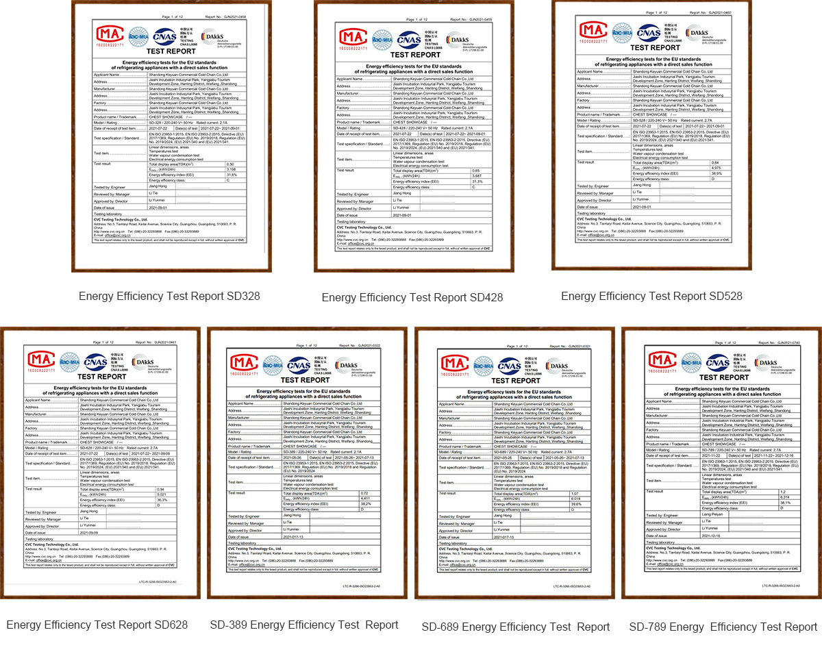 Energy Efficiency Test Reprot