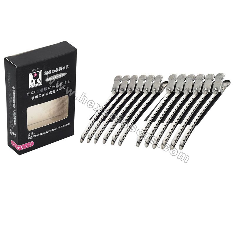 Steel Section Curl Hair Clips Salon clips