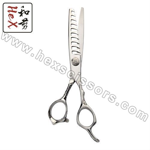 Rose Handle Hair Texturing Scissors 10 Teeth M3-610T