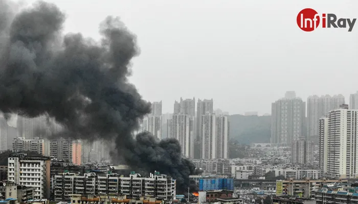 InfiRay Scelerisque Camerae custodiendo CELLA ab Ignis