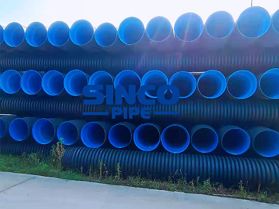 HDPE Double Wall Corrugated Pipes for Golf Course Water Drainage