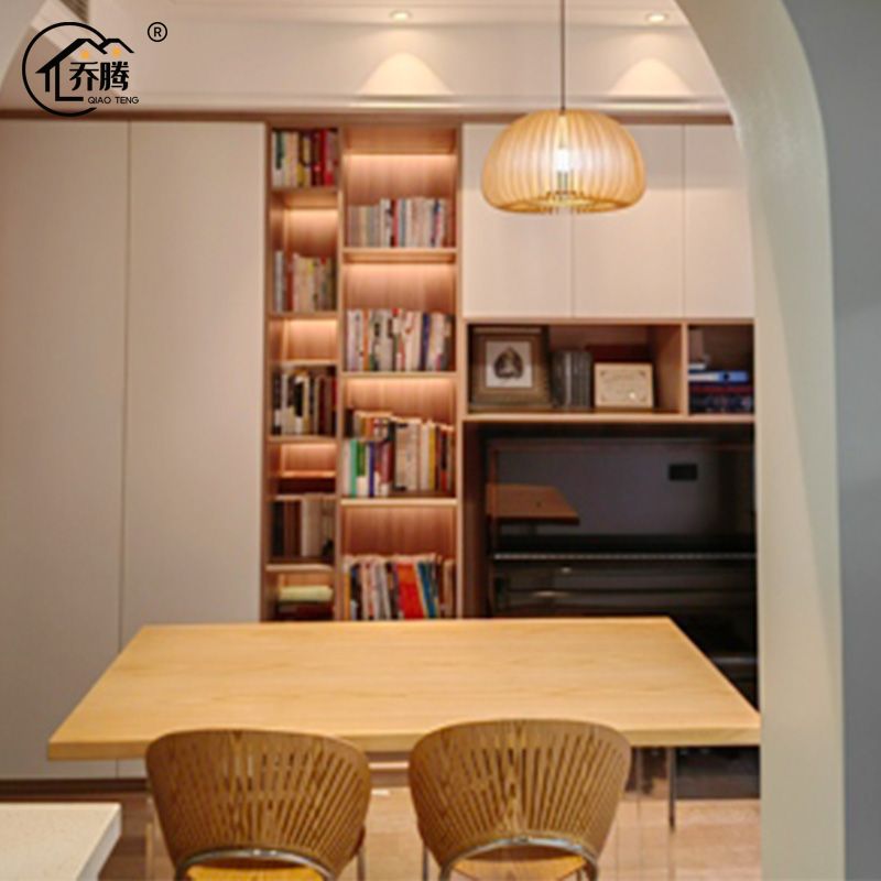 Solid Wood Acrylic Suspended Dining Table