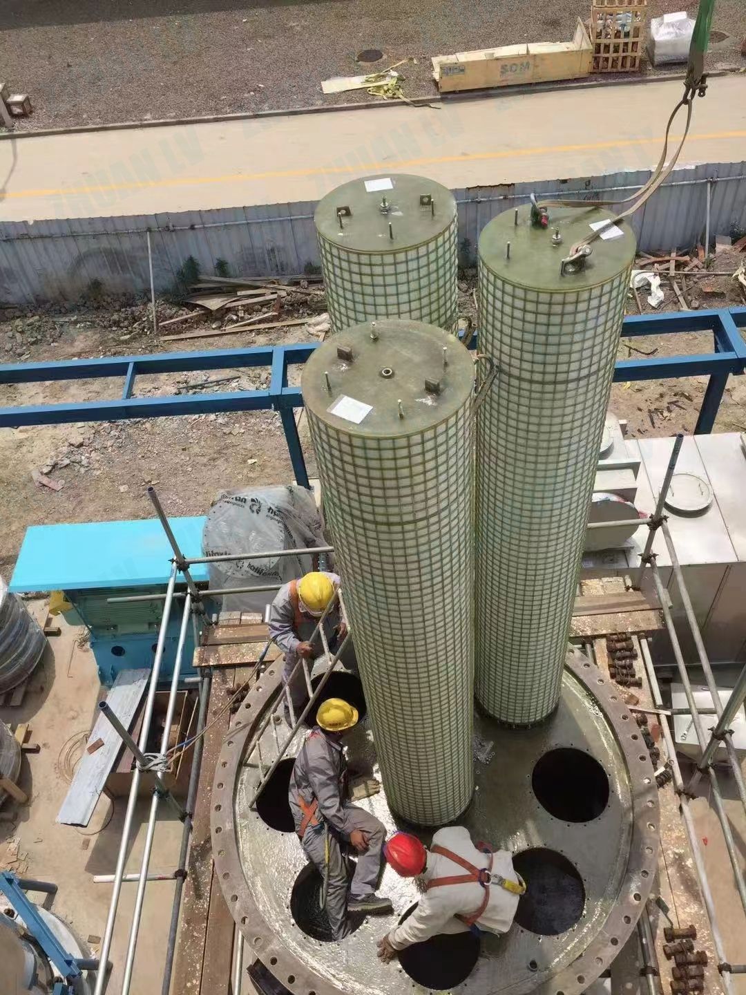 Nitric Acid fiber bed mist eliminator supplier