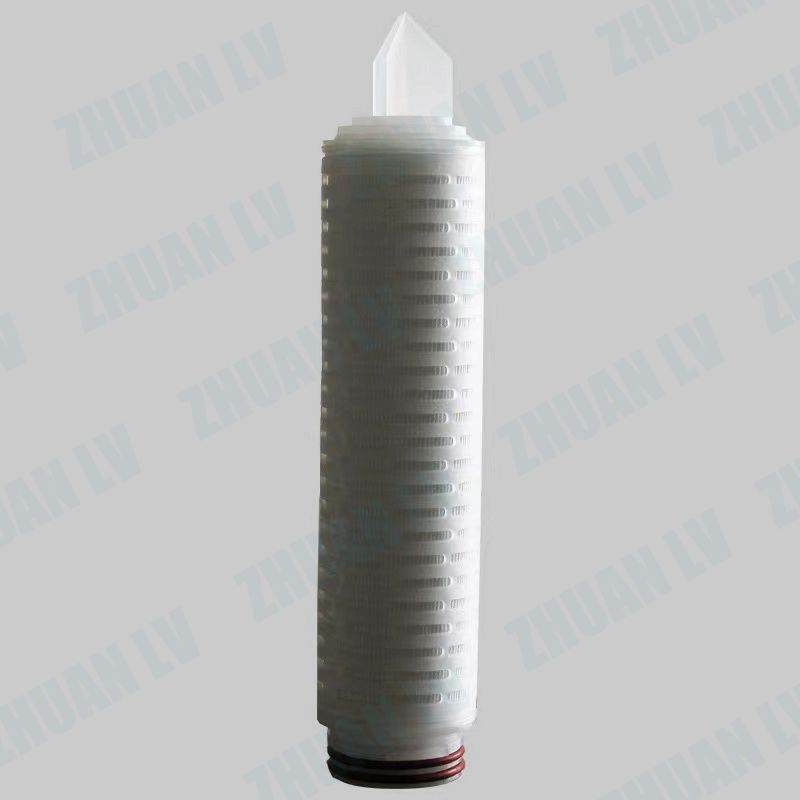 Membrane Hydrophilic PTFE pleated filter cartridge