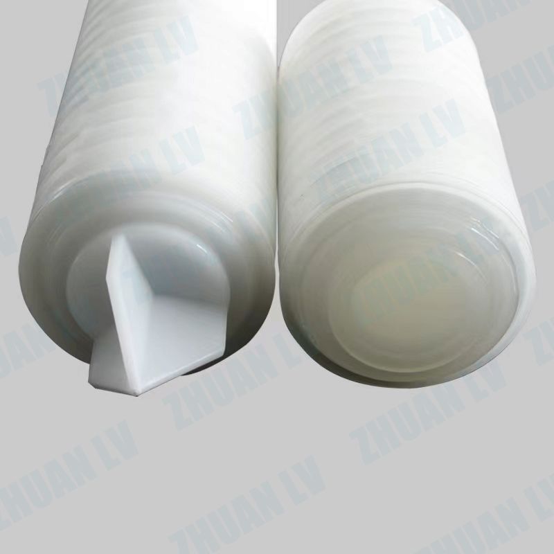 Membrane Hydrophilic PTFE pleated filter cartridge