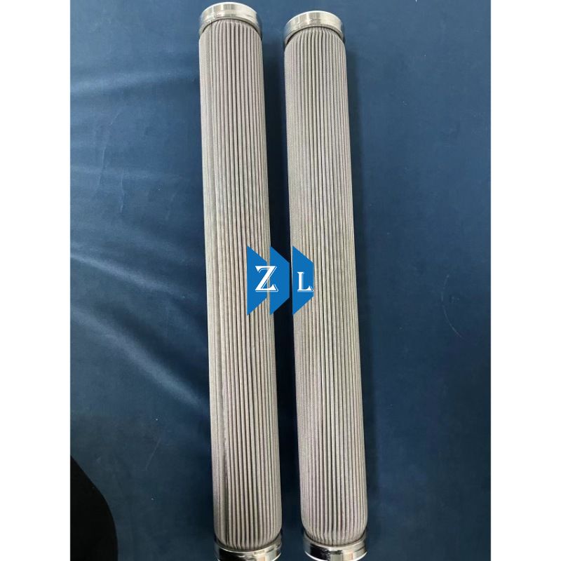 High quality Stainless steel pleated mesh filter element supplier