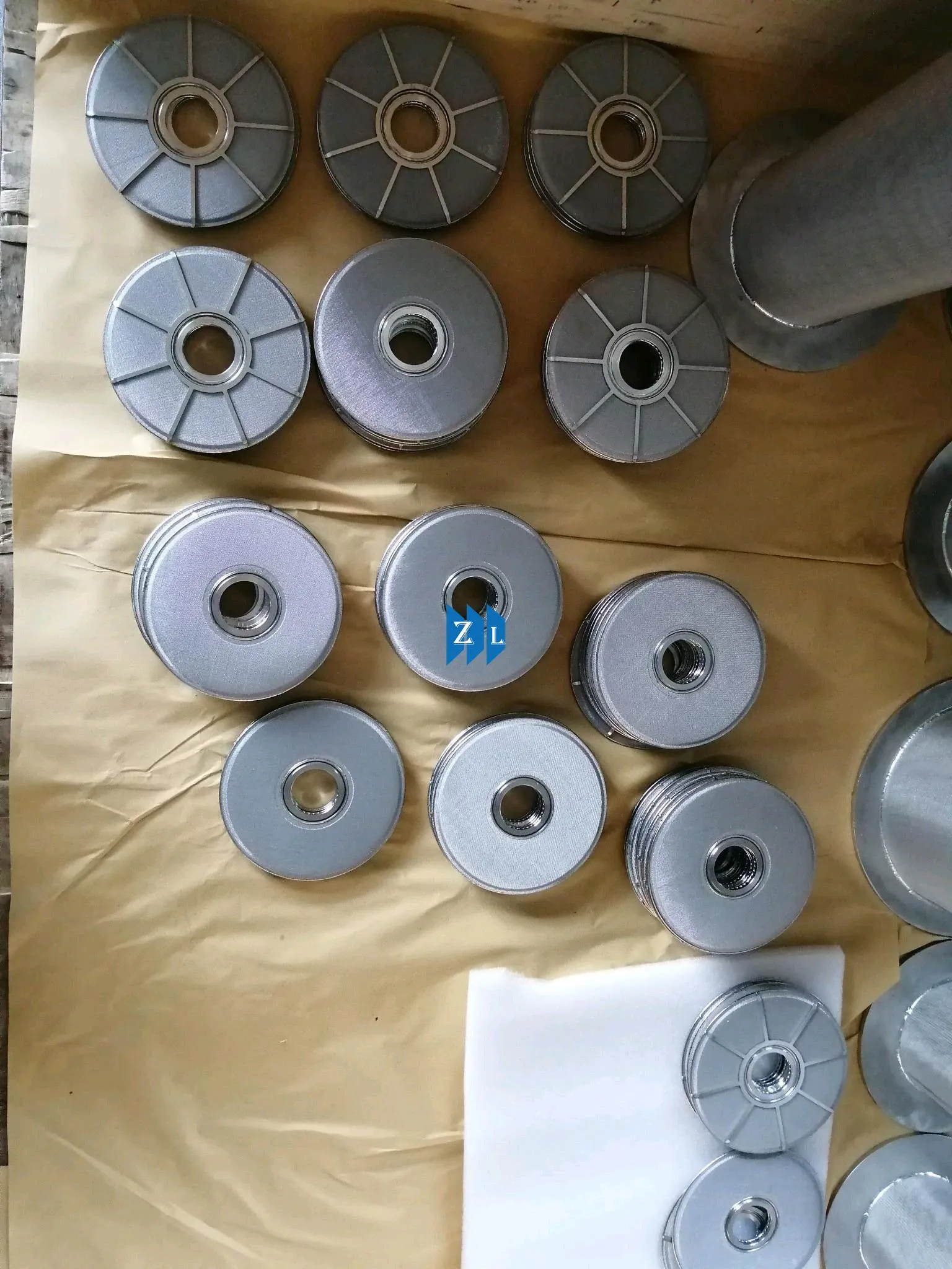 Stainless steel Half welded type filter disc