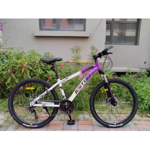 steel frame shimano 21 speeds bike, nice color bicycle