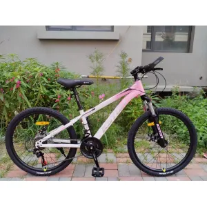 steel frame shimano 21 speeds bike, nice color bicycle