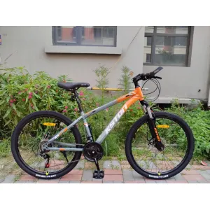 steel frame shimano 21 speeds bike, nice color bicycle