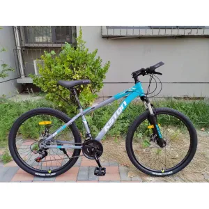 steel frame shimano 21 speeds bike, nice color bicycle