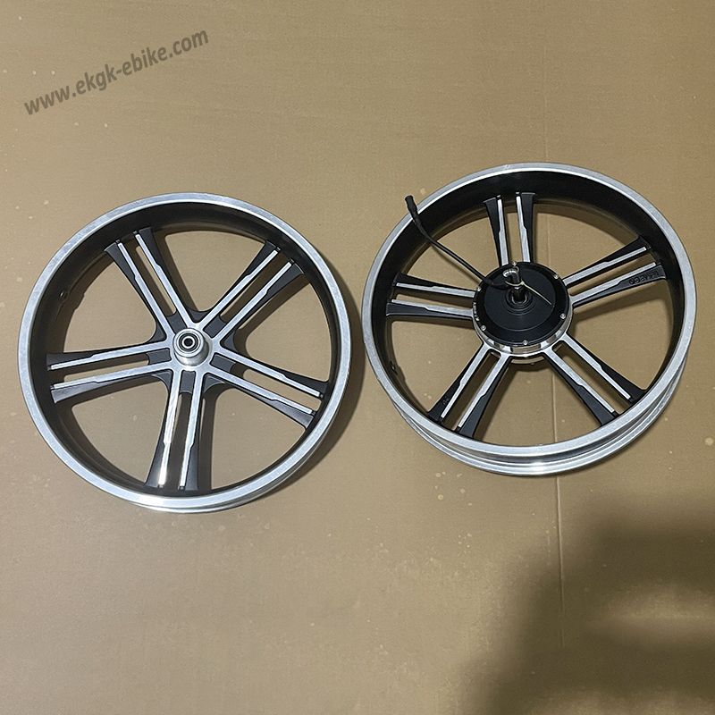 20 inch moped integrated wheel, electric bike wheel, five knifes wheel
