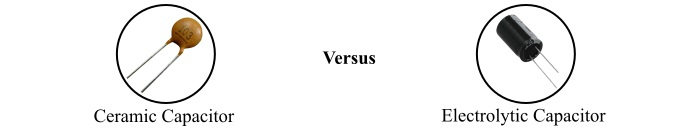 What Is The Difference Between Electrolytic Capacitor And Ceramic Capacitor?