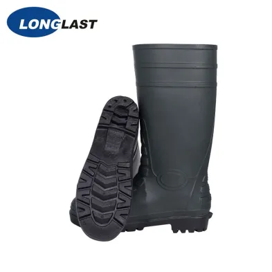 Black Safety Rubber Shoes