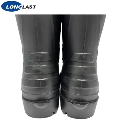 Black PVC safety boots _ LL-2-03