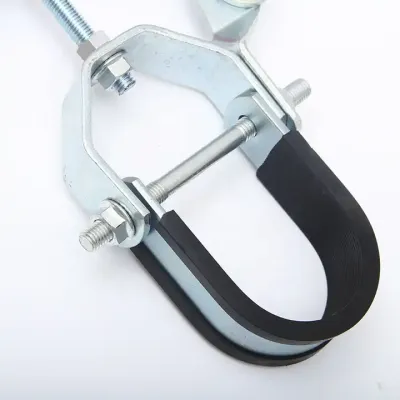 U Shape Pipe Clamps With Rubber Best Price