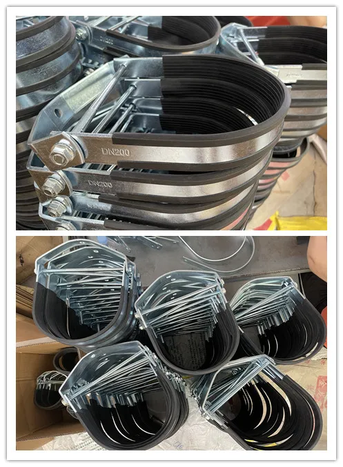 U Shape Pipe Clamps With Rubber Best Price
