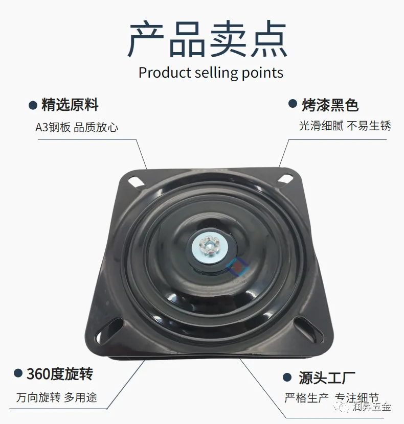 Note on selecting the turntable size:
