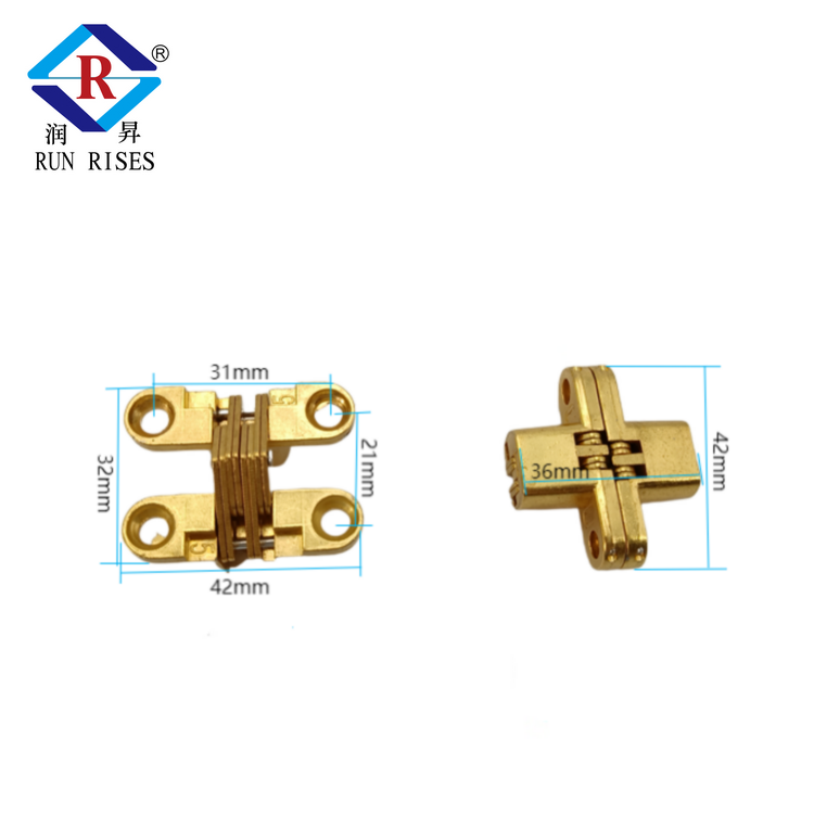 Hidden Type Invisible Cross Hinge