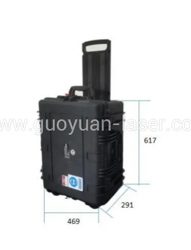 200W luggage box type handheld laser cleaning machine