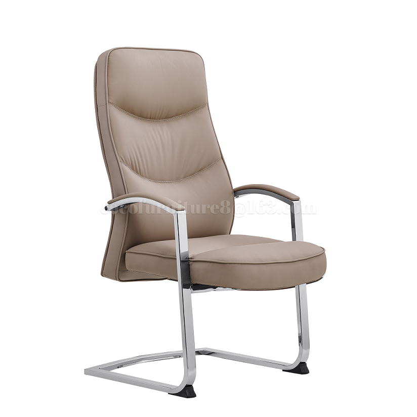 Bow Leg Ergonomic Office Leather Chair，ergonomic leather office chair