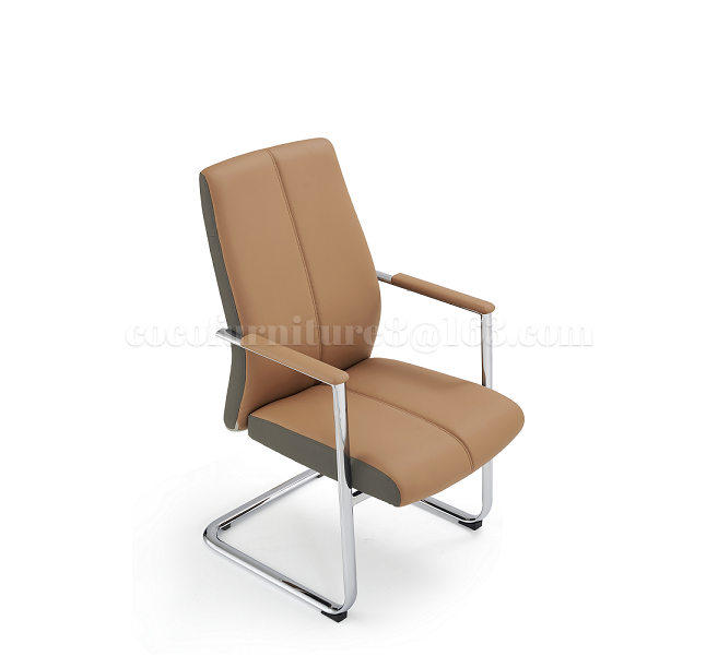 Bow leather office chair，bow chair，,leather office chair