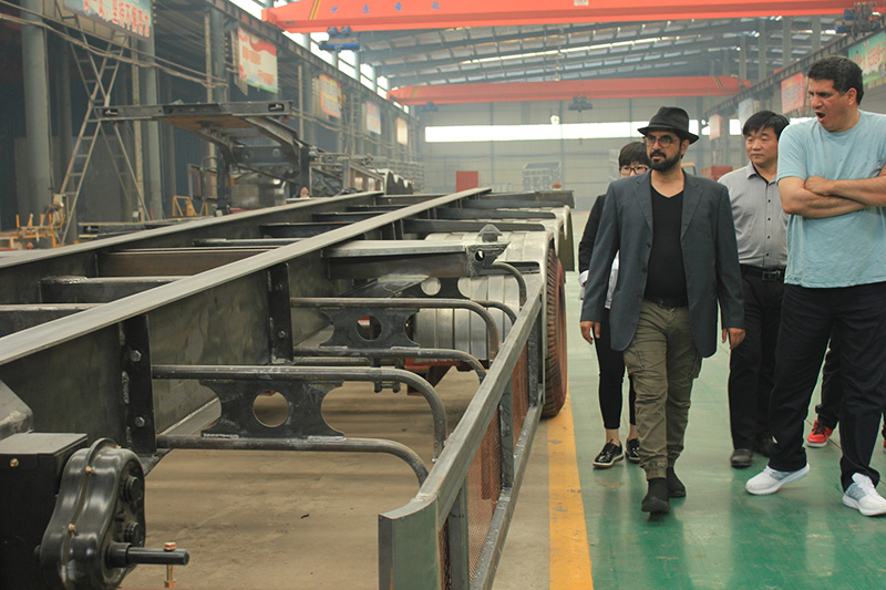 Customer Visits Factory and Checks Products