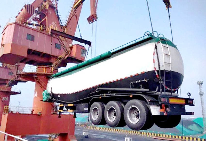 20-60 cubic meter bitumen transport tanker semi trailer