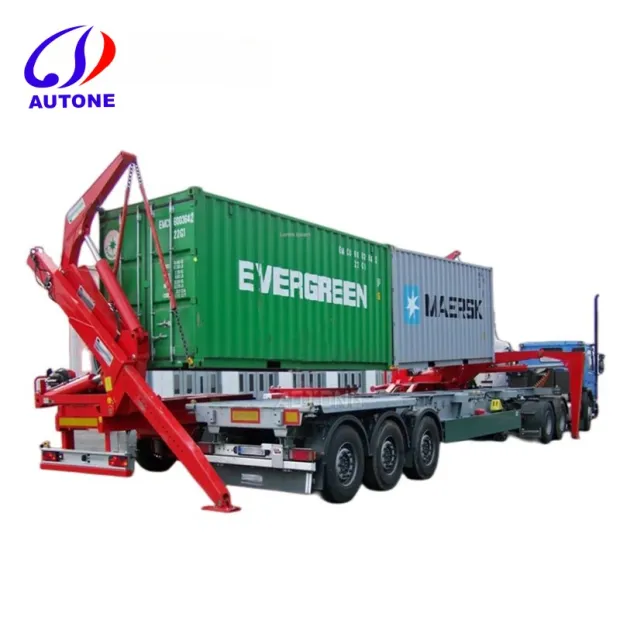 20/40ft container side loader semi trailer