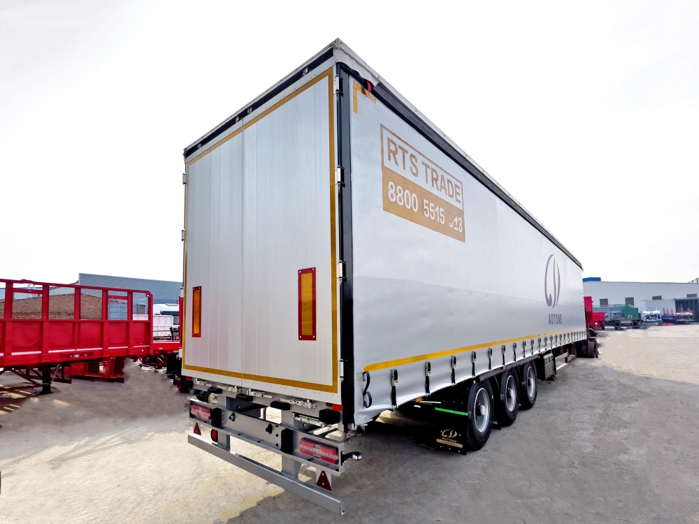 3-axis side curtain semi-trailer aluminum alloy rear door