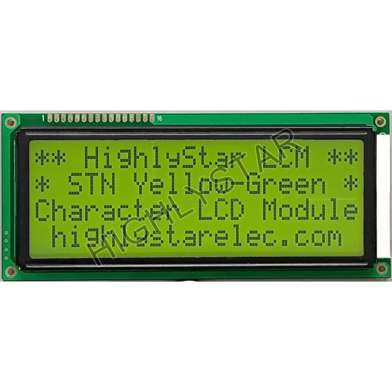 Buy 20x4 LCD Character Display Modules, 20x4 Alphanumeric LCD Display Module Price