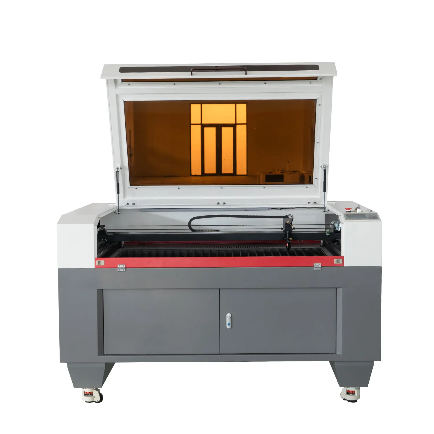 Dual Laser Heads CO2 laser cutting machine