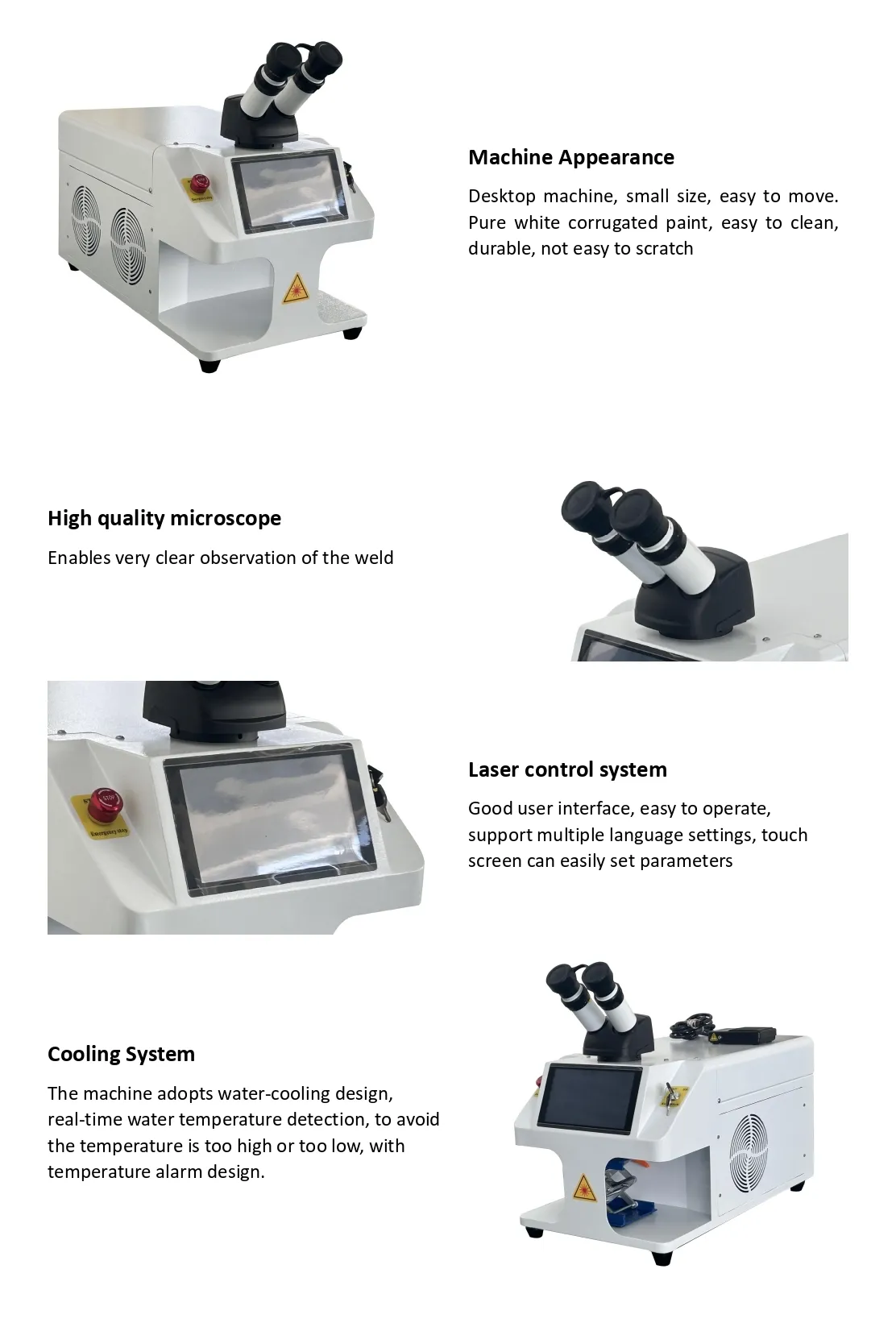 Microscope 100W YAG Jewelry laser welding machine