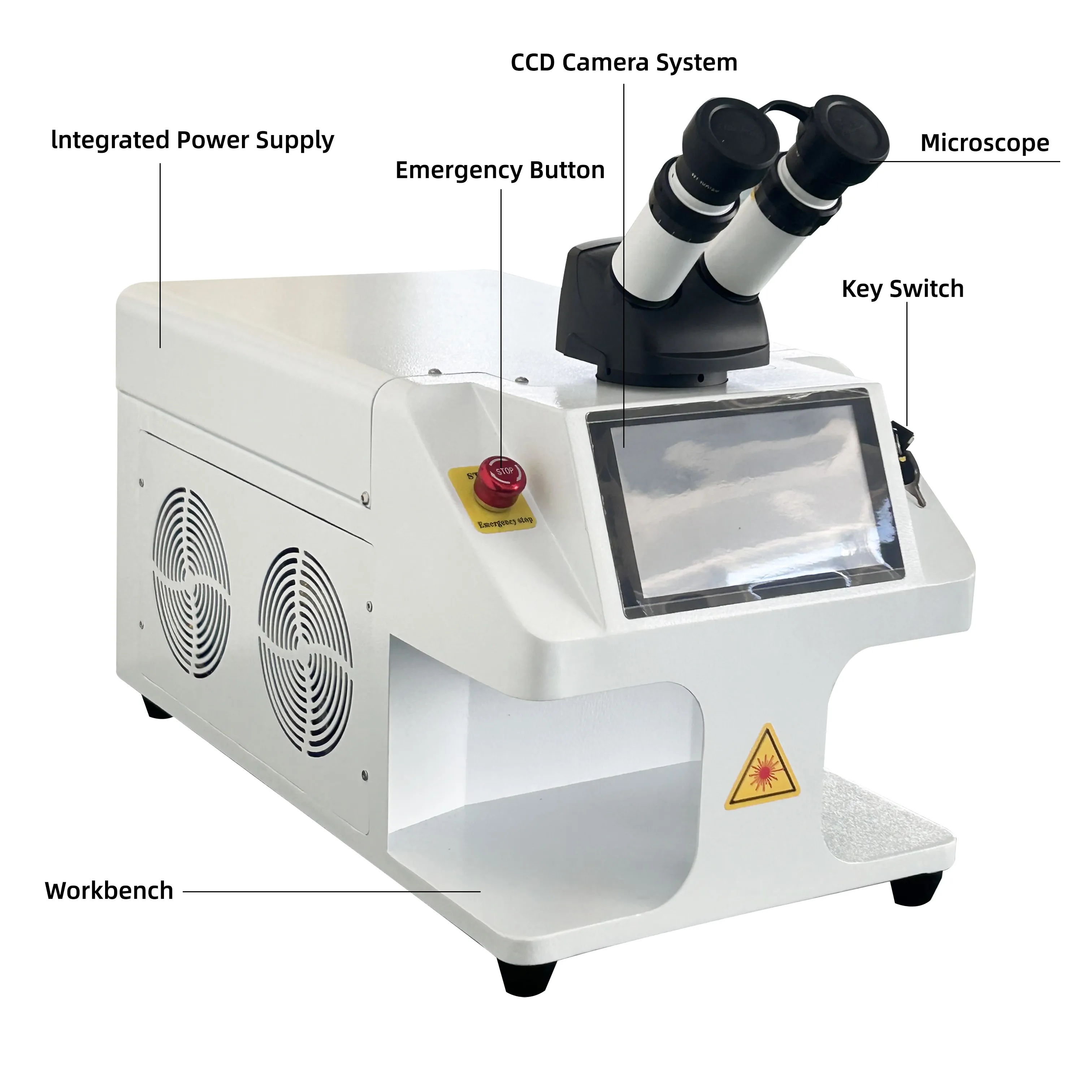 Microscope 100W YAG Jewelry laser welding machine