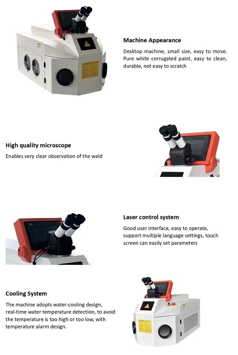 Microscope 200W YAG Jewelry laser welding machine
