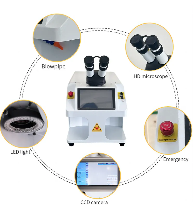 Microscope 100W YAG Jewelry laser welding machine