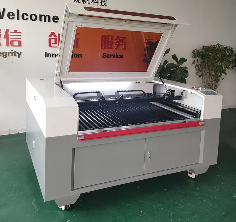 Dual Laser Heads CO2 laser cutting machine