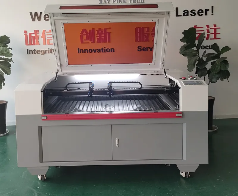Dual Laser Heads CO2 laser cutting machine