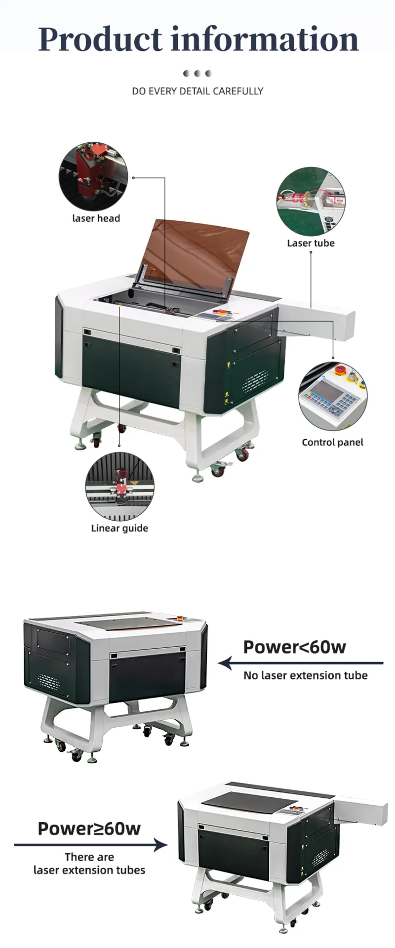 6040 CO2 laser cutting engraving machine