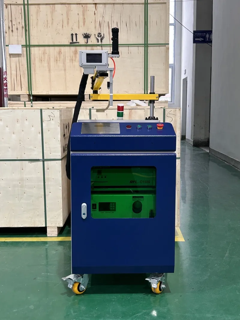 Lithium battery laser welding machine with swing arm