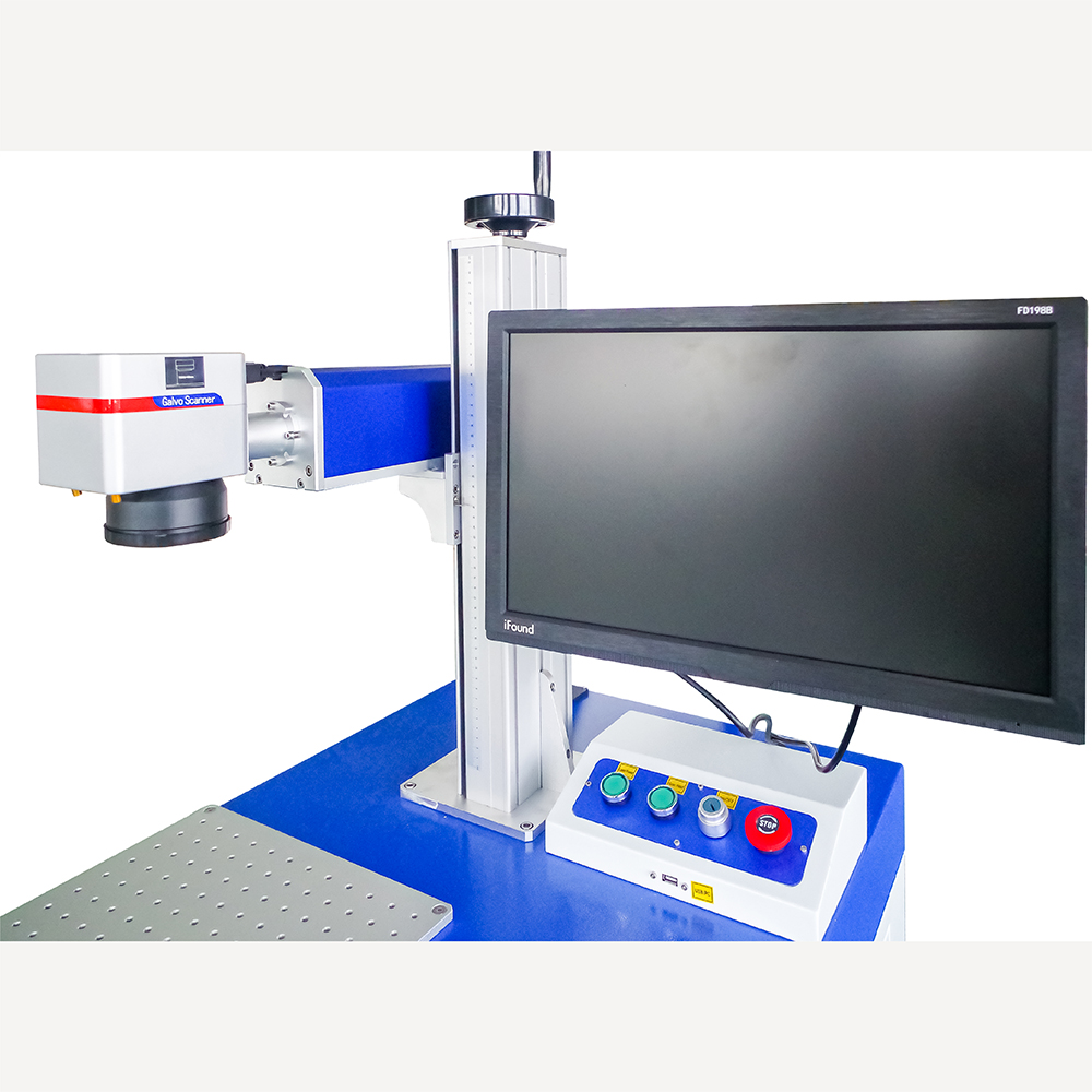 Desktop metal steel stainless aluminum fiber laser marking machine