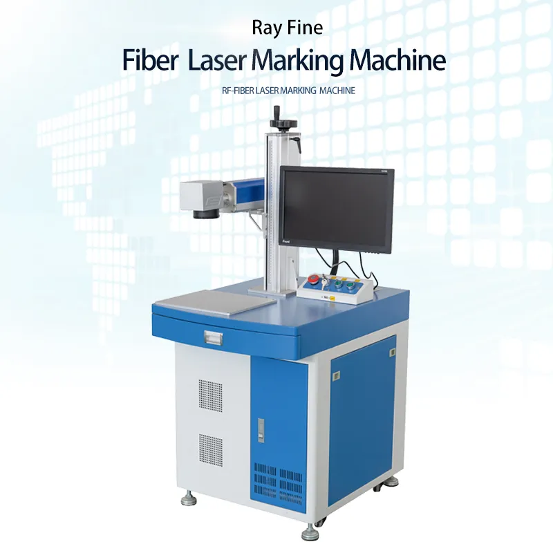 Desktop metal steel stainless aluminum fiber laser marking machine