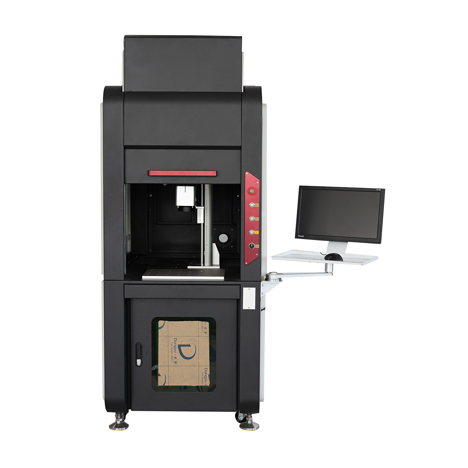 Cabinet closed CO2 RF DAVI 40W laser marking machine