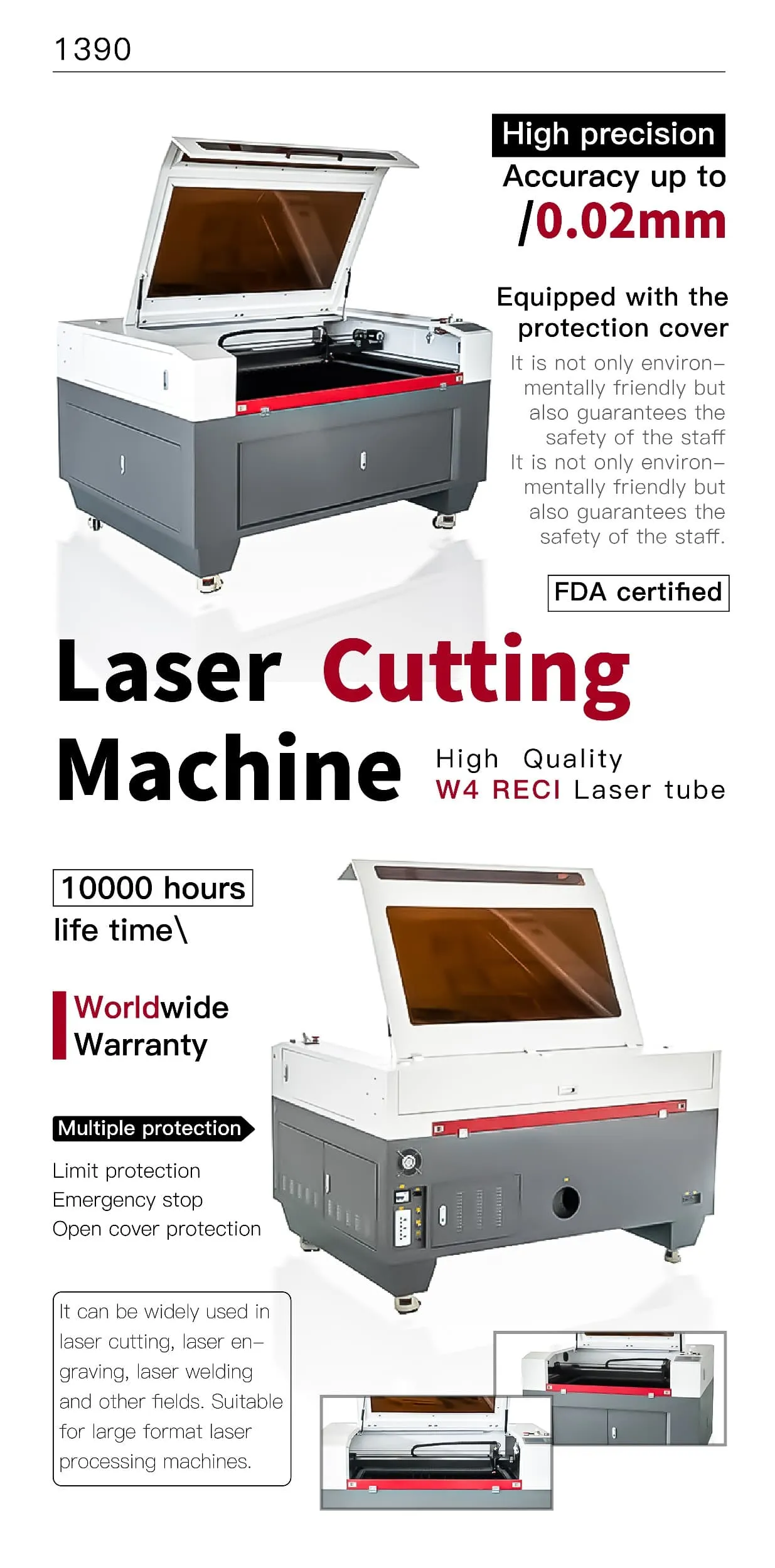 co2 laser cutting machine,reci laser
