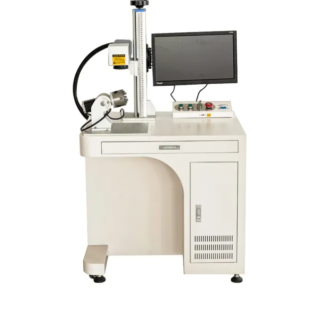 Desktop movable fiber laser marking machine