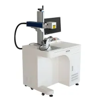 Desktop movable fiber laser marking machine